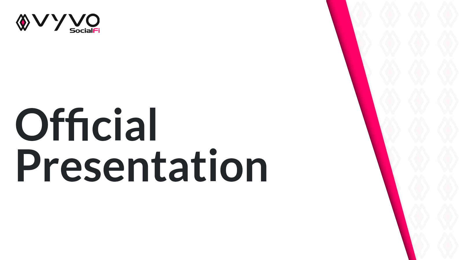 Vyvo Official Presentations | Ecosystem Overview